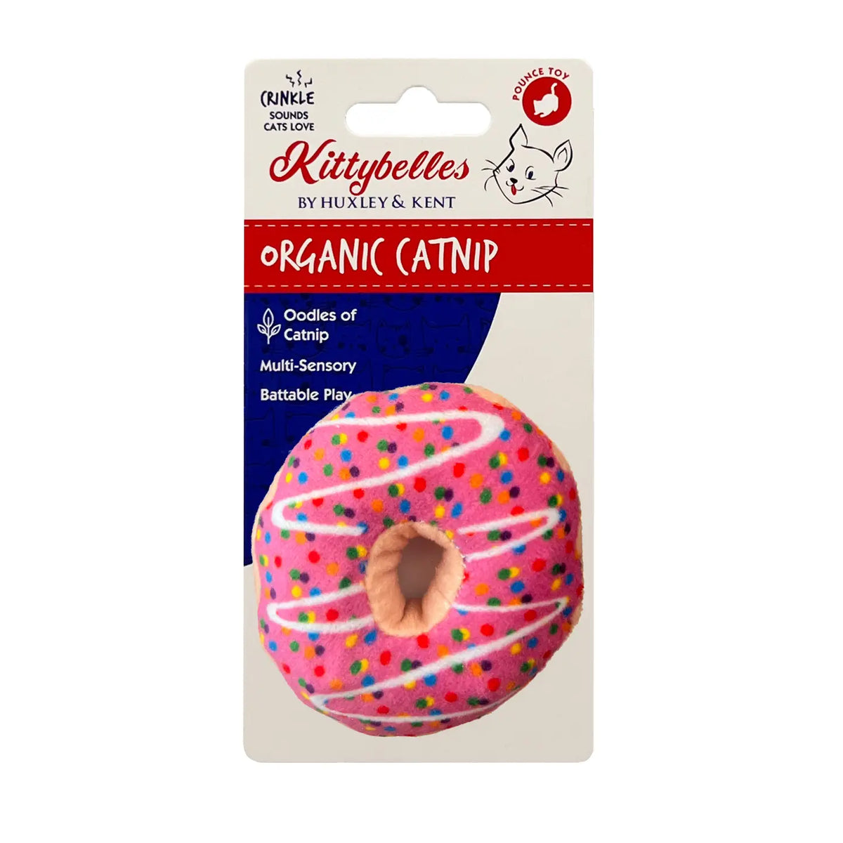 Strawberry Donut Cat Toy – LoveThyBeast